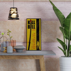 Kill Bill Poster WOOD PRINT, Fanart Cinema Movie Posters on WOOD for a ...
