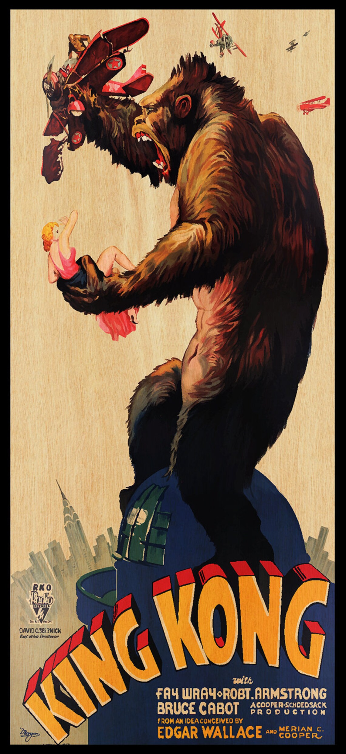 King Kong Poster wall decor Extra large wall art film poster | Etsy