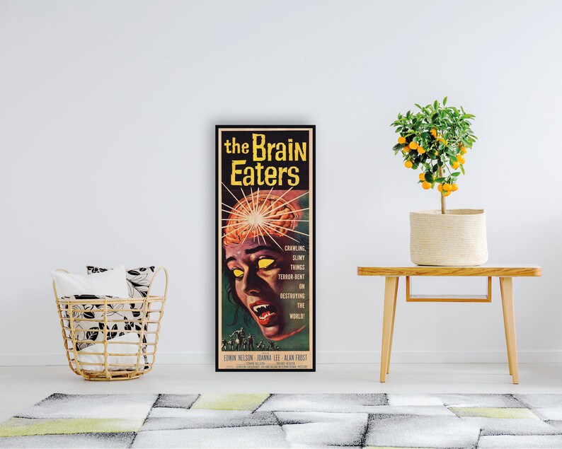 The Brain Eaters HIGH QUALITY Movie Wood Poster Large Wood - Etsy