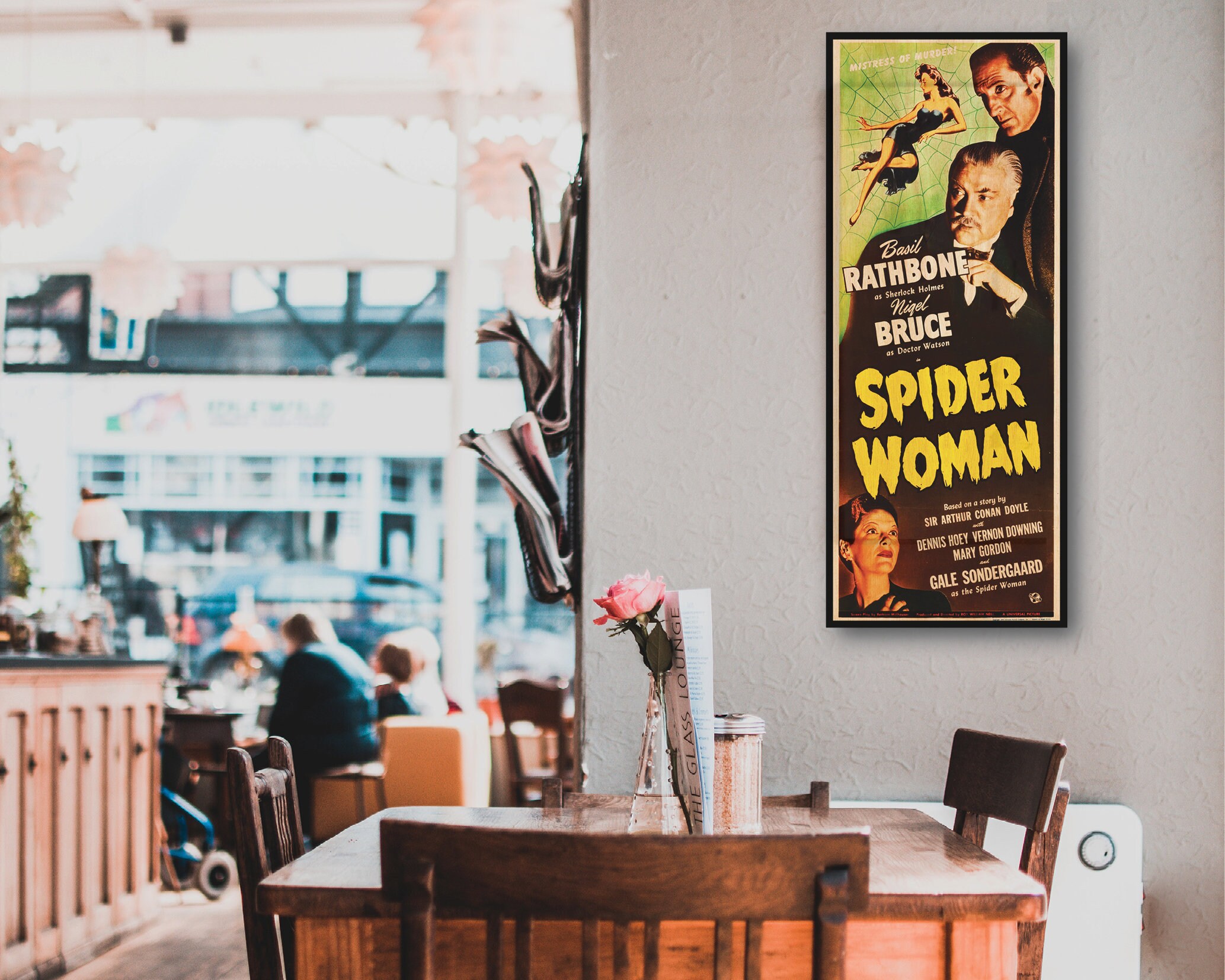 The Spider Woman WOOD Poster Stunning Film Poster for - Etsy