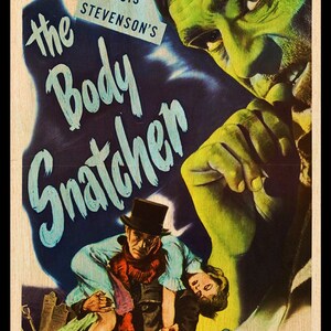 The Body Snatcher HIGH QUALITY Movie Wood Poster, Large Wood Wall Art ...