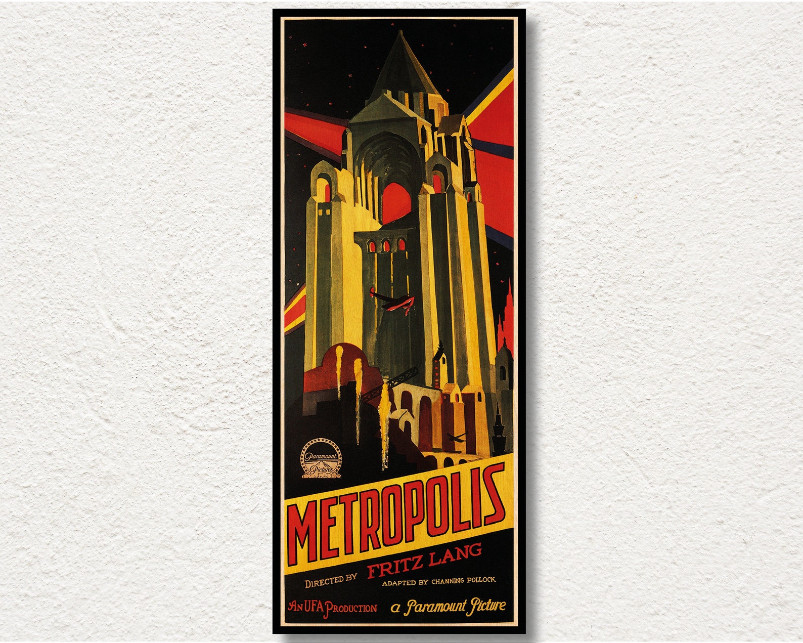 METROPOLIS POSTER Wall Decor Extra Large Wall Art Film - Etsy