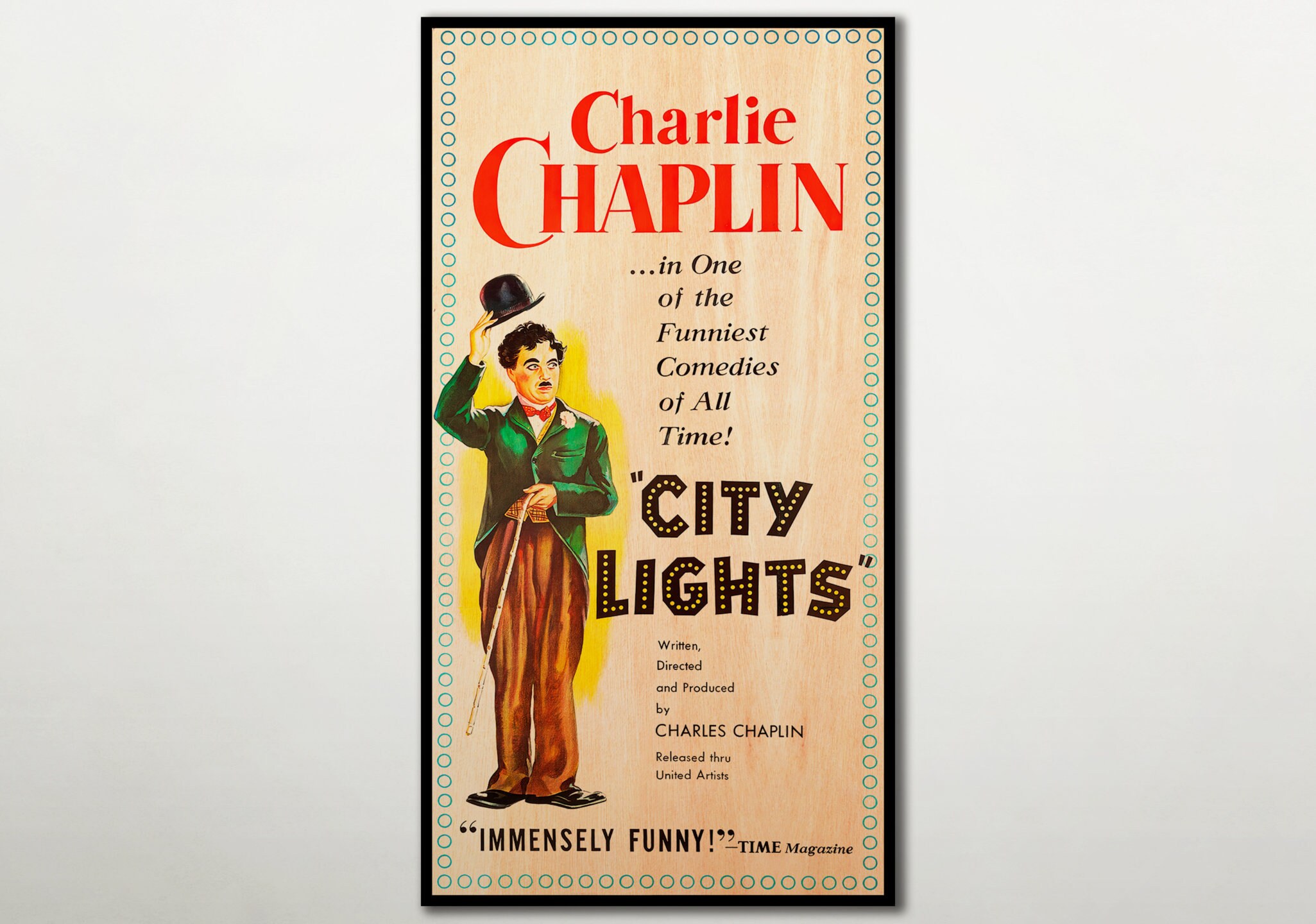 Charlie Chaplin City Lights Poster