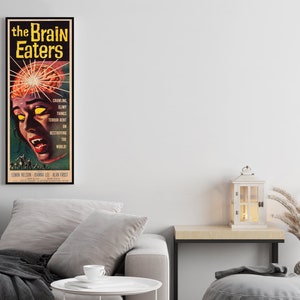 The Brain Eaters HIGH QUALITY Movie Wood Poster, Large Wood Wall Art ...