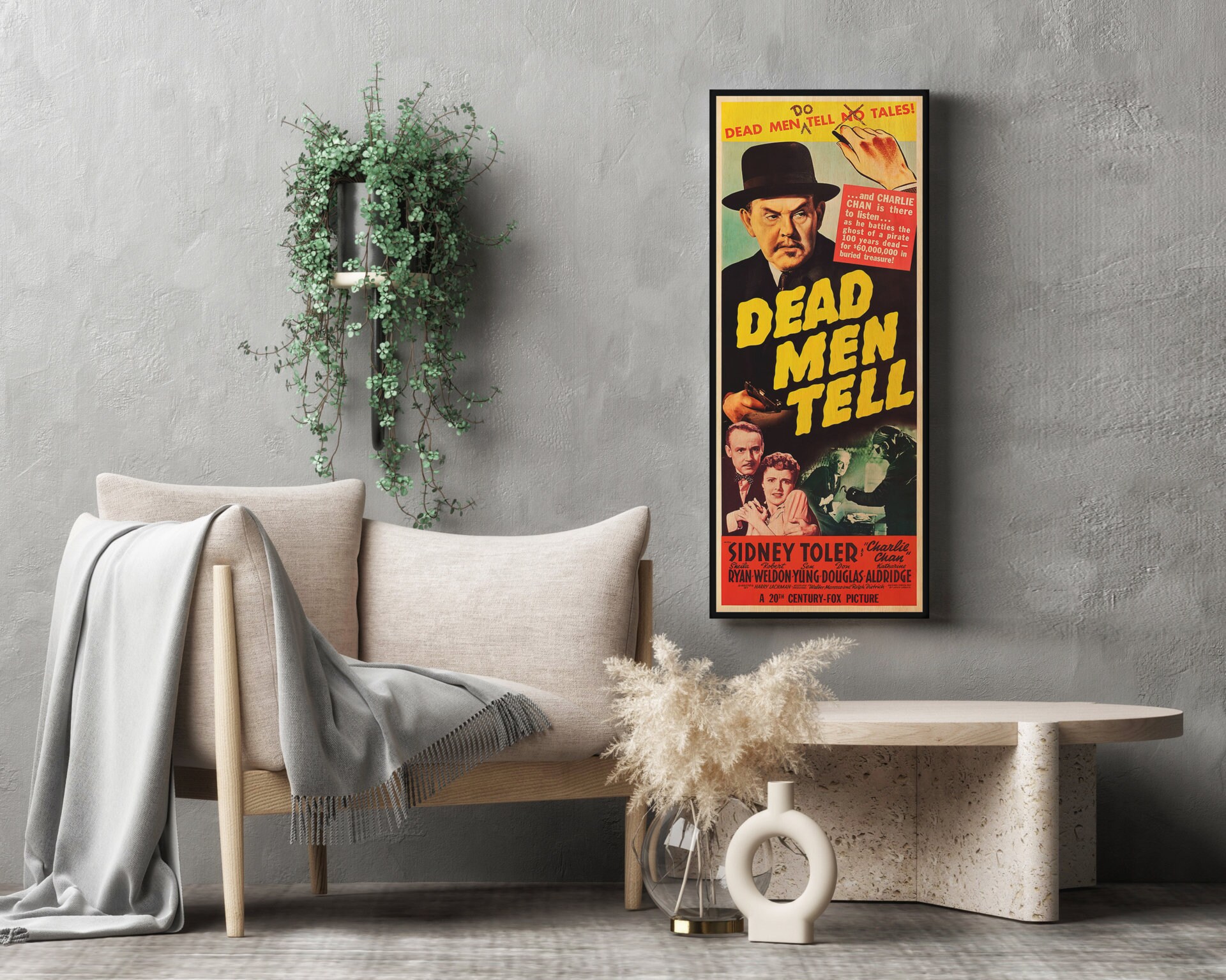 Dead Men Tell WOODEN POSTER, Extra Large Cool Unique Gift for Sidney ...