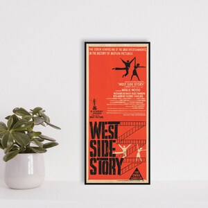 West Side Story WOOD PRINT Poster Fanart Cinema Movie Posters - Etsy