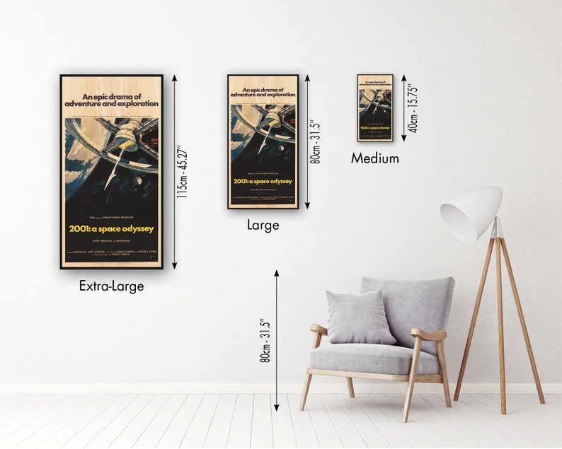 Large WOOD Wall Art 2001 a Space Odyssey Poster Fanart Cinema - Etsy