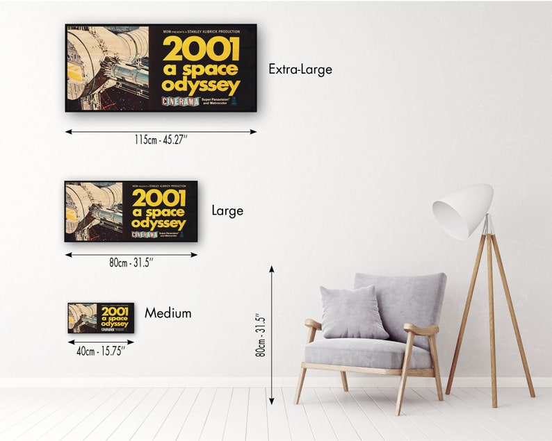 2001: A Space Odyssey WOODEN Poster, Premium Special Edition Poster ...