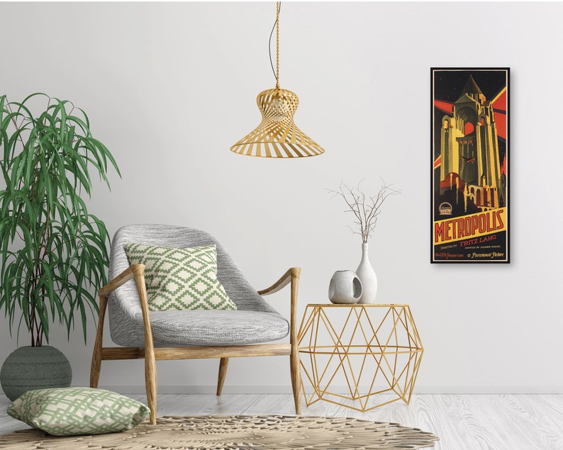 METROPOLIS POSTER Wall Decor Extra Large Wall Art Film - Etsy