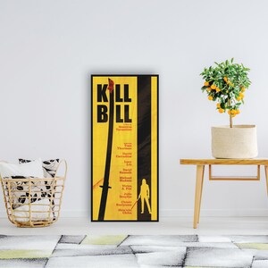 Kill Bill Poster WOOD PRINT Fanart Cinema Movie Posters on - Etsy