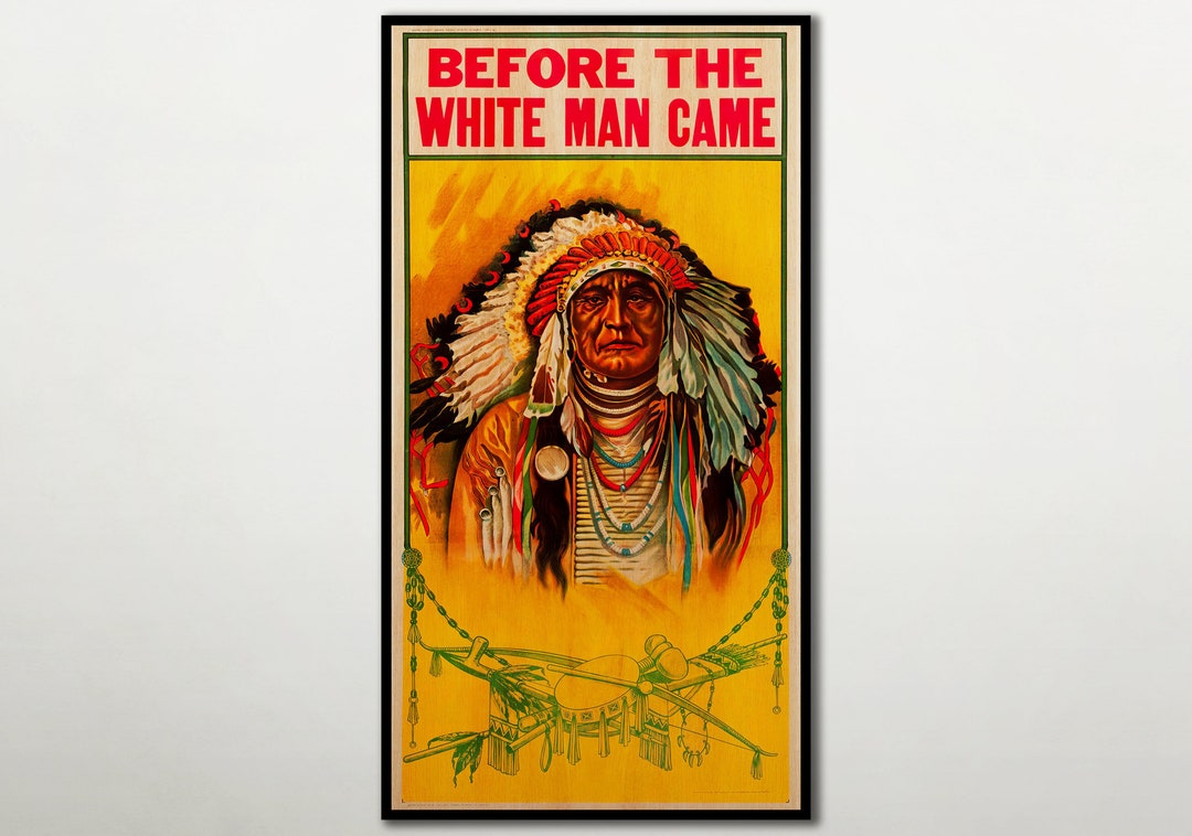 Before the White Man Came WOODEN POSTER, Fanart High Quality Poster on ...