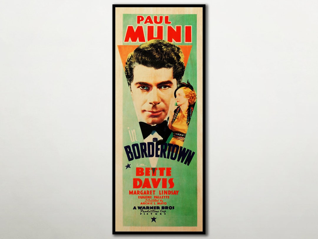Bordertown WOODEN POSTER, Extra Large Cool Unique Handmade Gift for ...