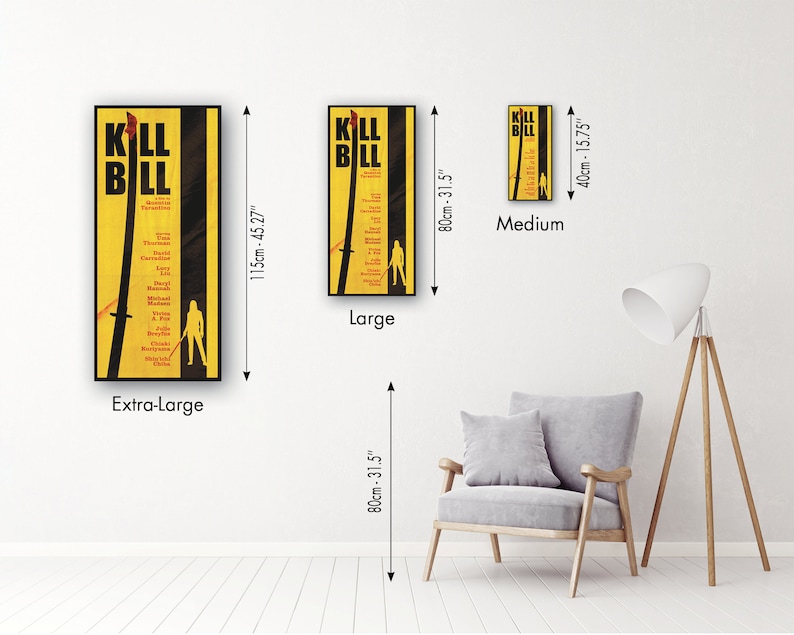 Kill Bill Poster WOOD PRINT Fanart Cinema Movie Posters on - Etsy