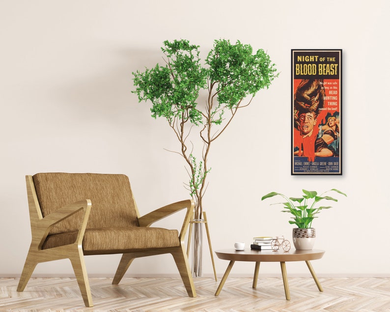 Night of the Blood Beast HIGH QUALITY Movie Wood Poster - Etsy