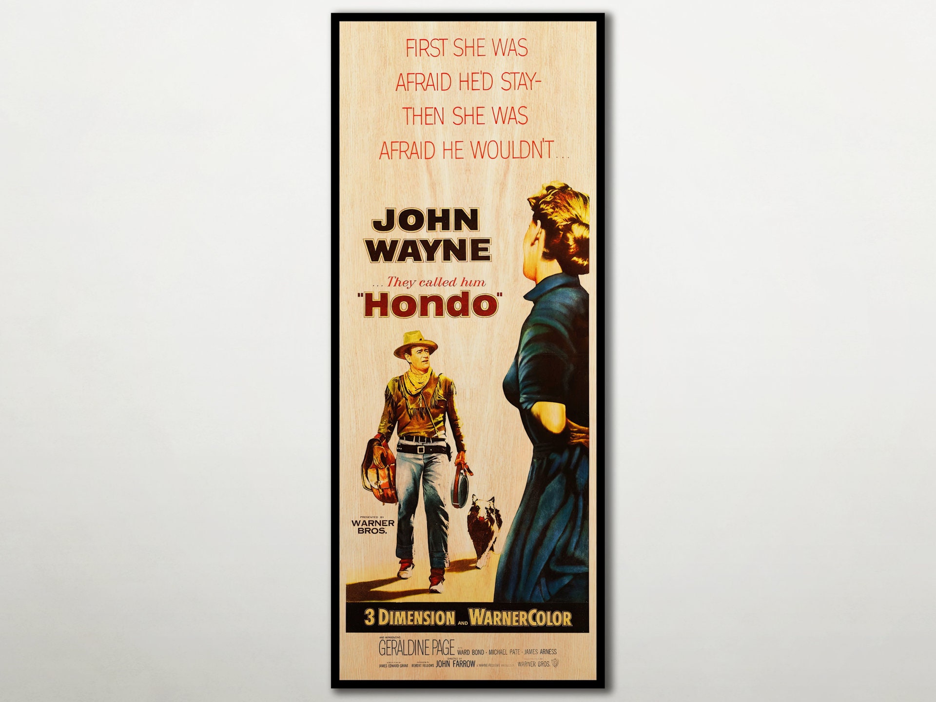 John Wayne Hondo Poster