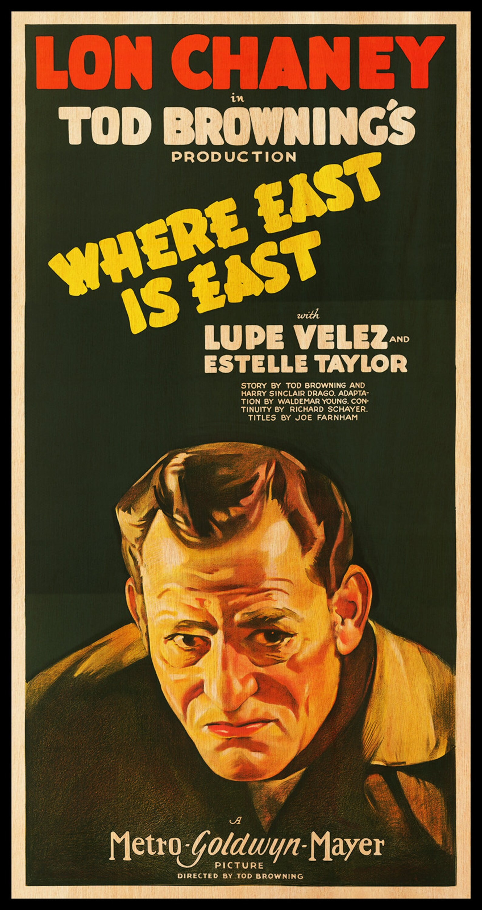Where East is East Extra Large WOOD PRINT Poster, Splendid Wall Art of ...