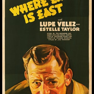 Where East is East Extra Large WOOD PRINT Poster, Splendid Wall Art of ...