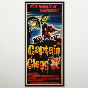 Captain Clegg Poster WOOD PRINT, Fanart Cinema WOOD Poster for Peter ...