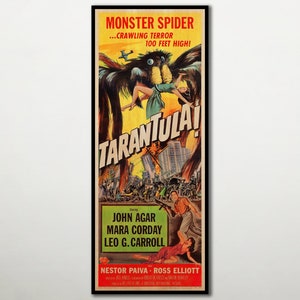 Tarantula HIGH QUALITY Movie Wood Poster. Horror Large Wood Wall Art ...
