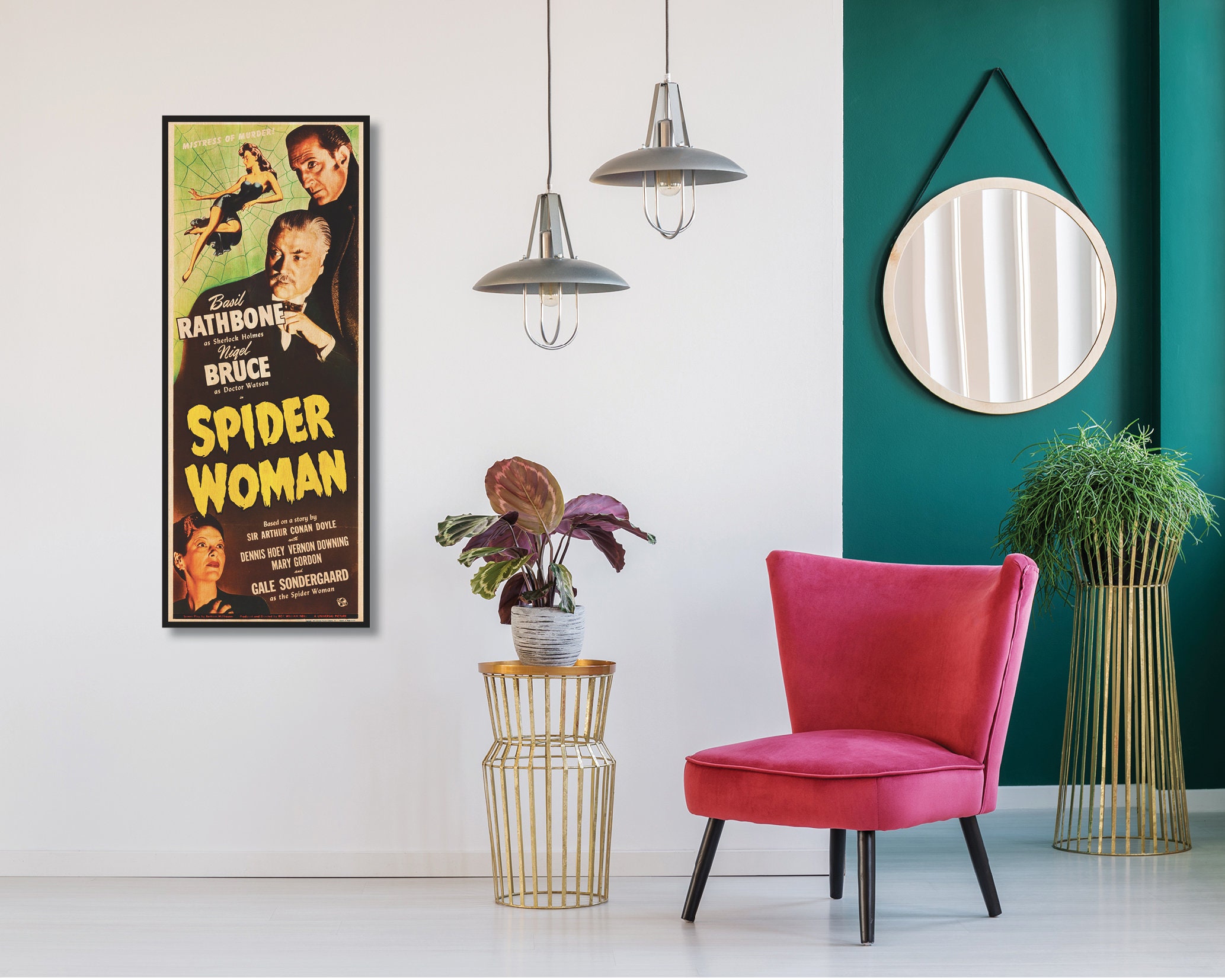 The Spider Woman WOOD Poster Stunning Film Poster for - Etsy