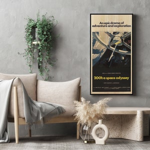 Large WOOD Wall Art 2001 a Space Odyssey Poster, Fanart Cinema Poster ...