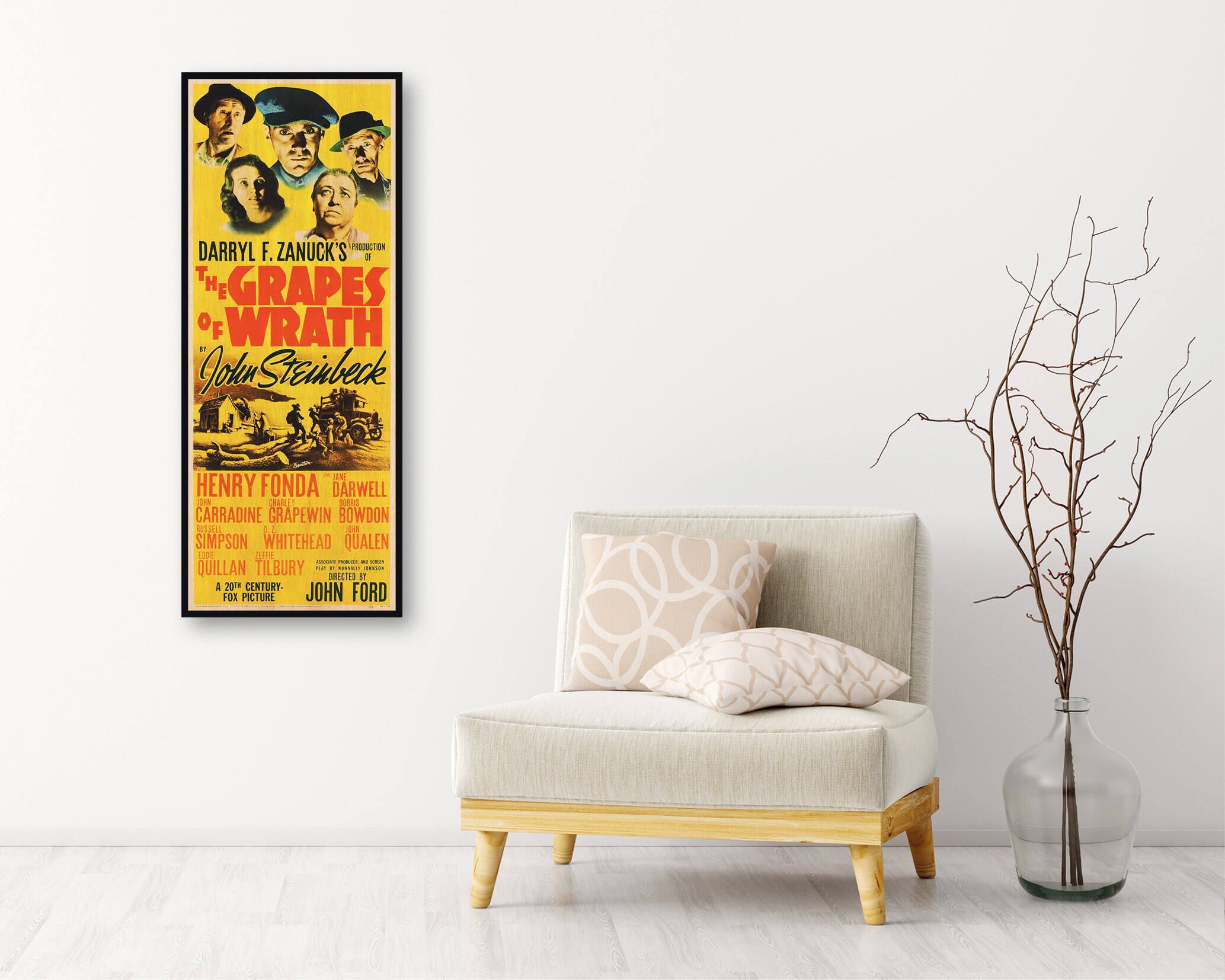 The Grapes of Wrath WOOD Poster Fanart Cinema Movie Posters - Etsy