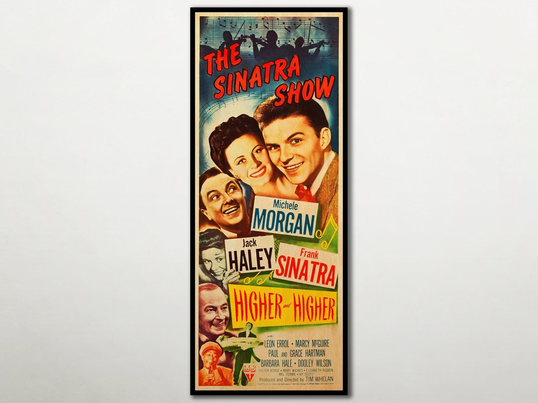 Higher and Higher WOODEN POSTER, Extra Large Cool Unique Gift for Frank ...