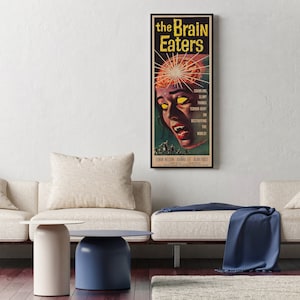 The Brain Eaters HIGH QUALITY Movie Wood Poster, Large Wood Wall Art ...