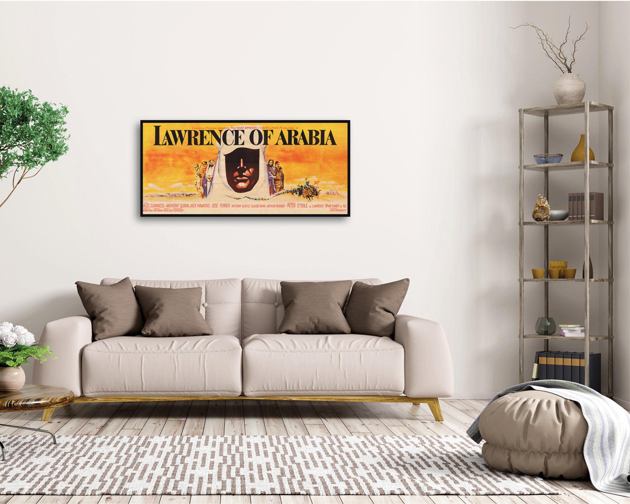 Lawrence of Arabia WOODEN Poster Gift Horizontal Cinema - Etsy