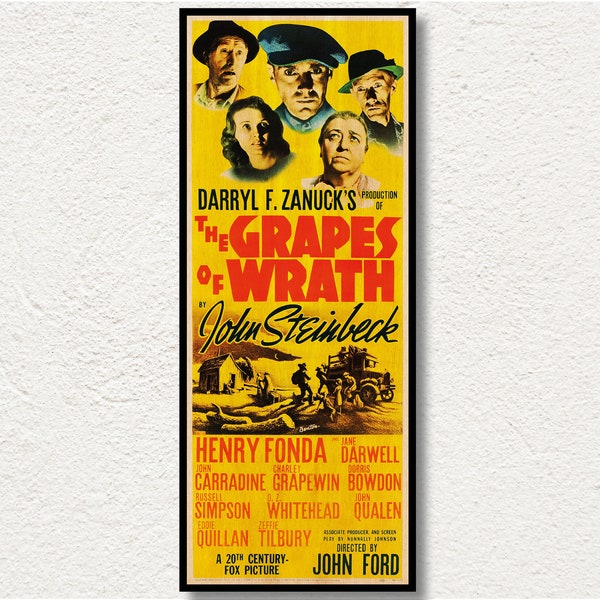 Grapes of Wrath Poster - Etsy