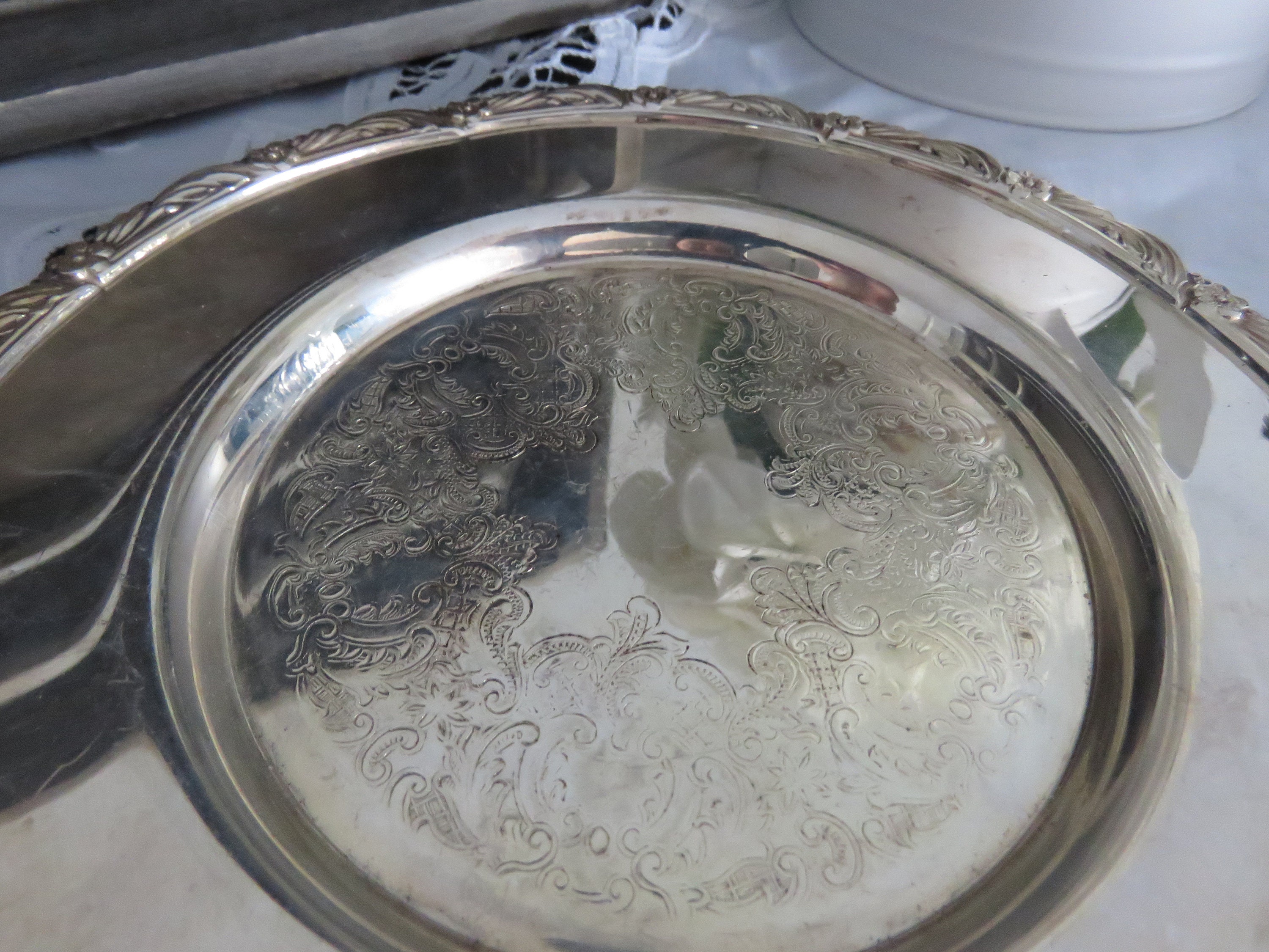 Vintage Silver Tray Farmhouse Decor Birks Canada Rideau | Etsy