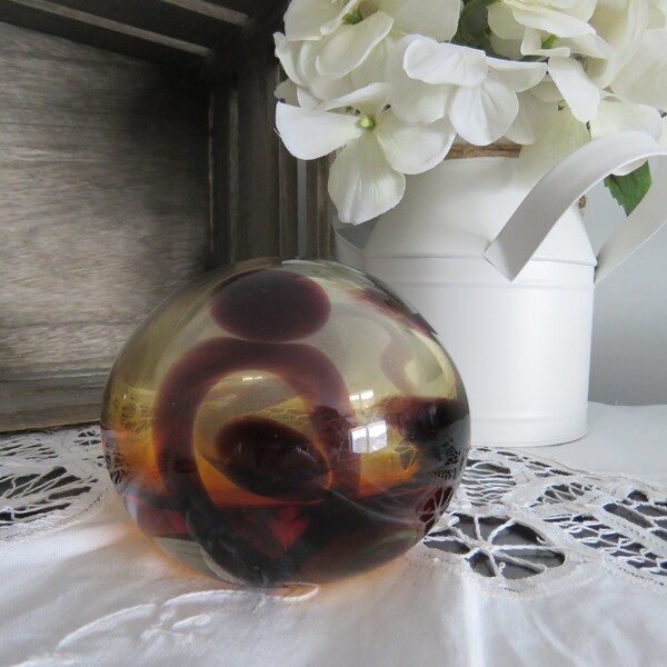 Amber Paperweight - Etsy
