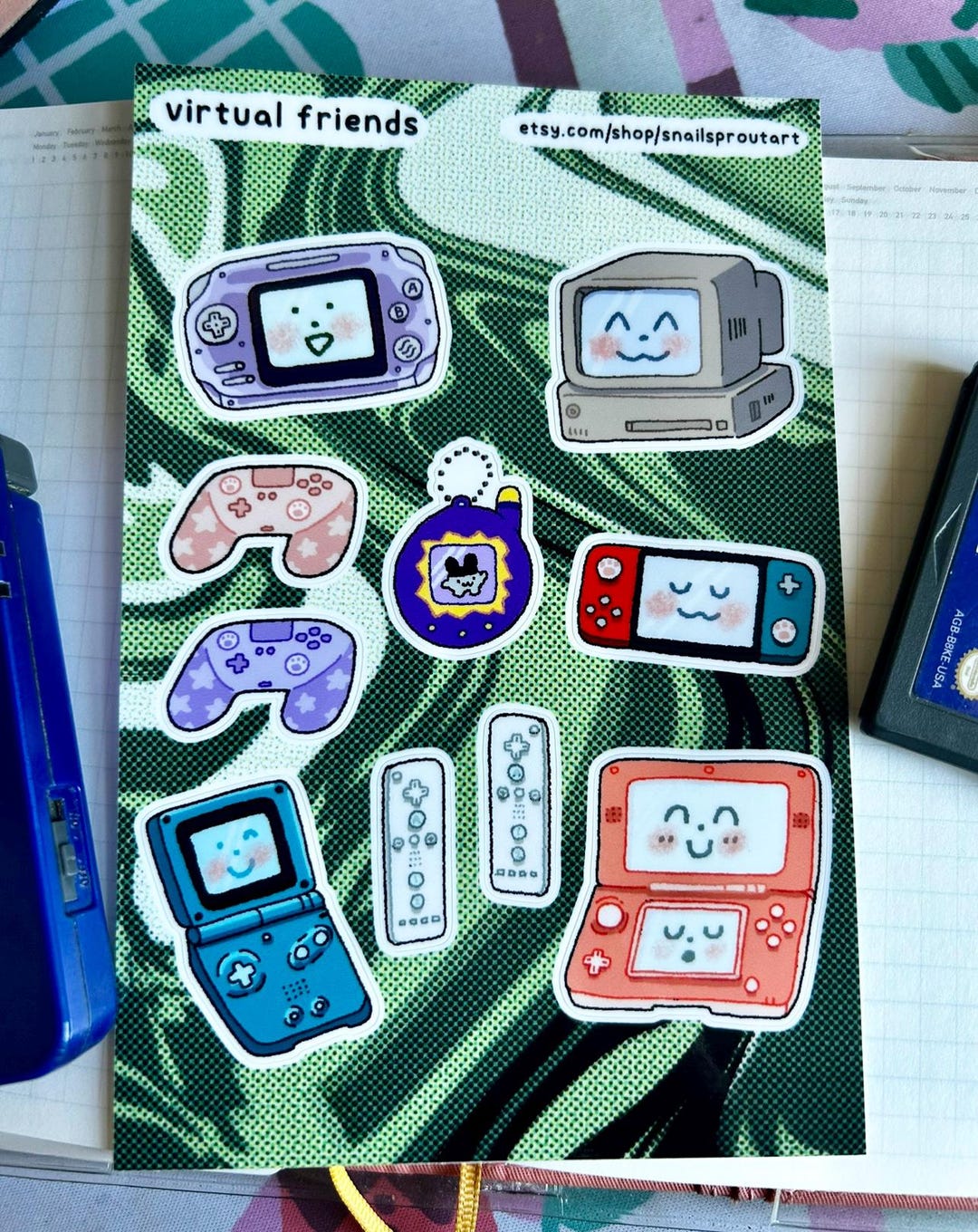 Retro Consoles Sticker Sheet - Etsy