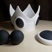 Goth Peach Set (greyscale Princess Peach) - Etsy