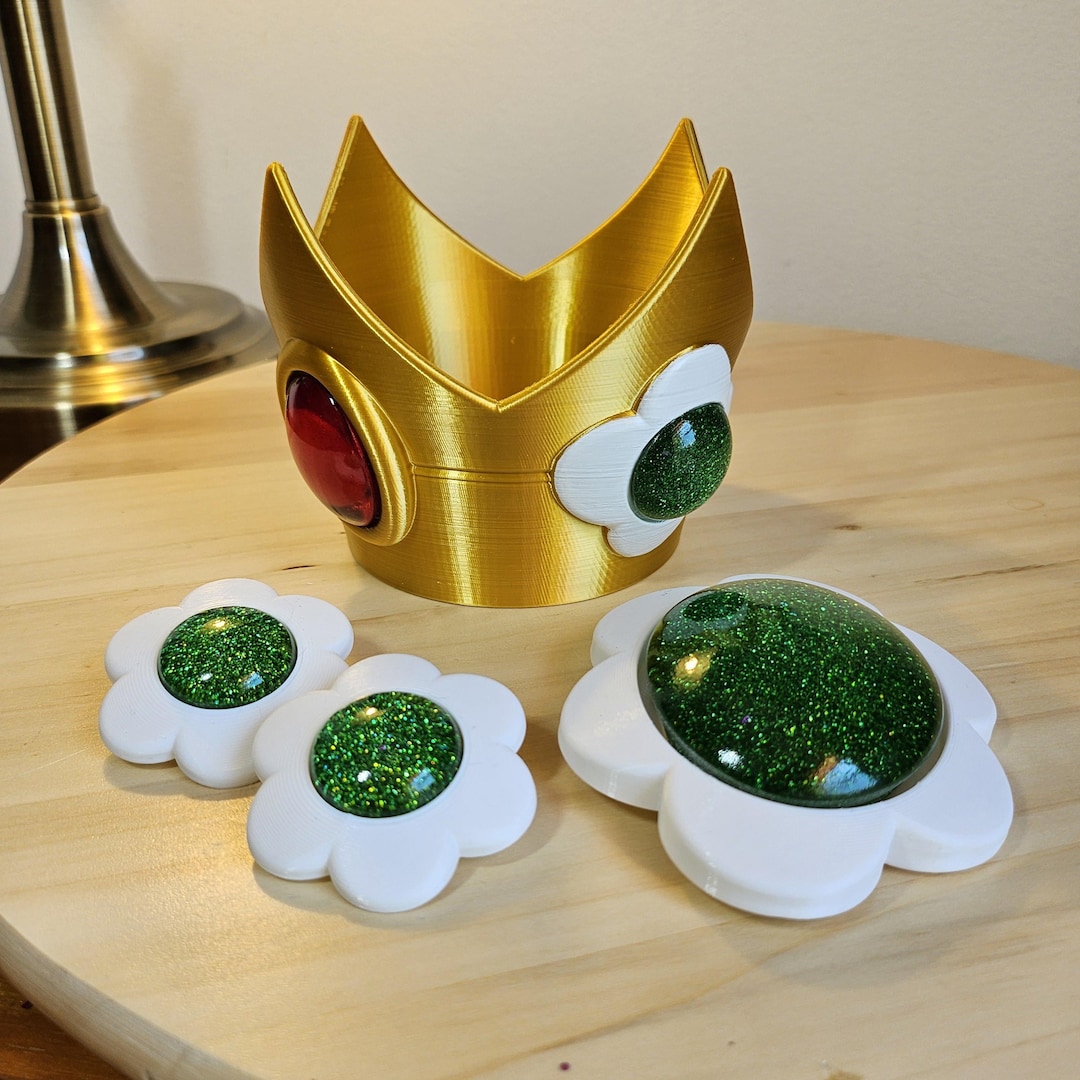 RESIN GEMS Princess Daisy Cosplay Set *NEW* - Etsy