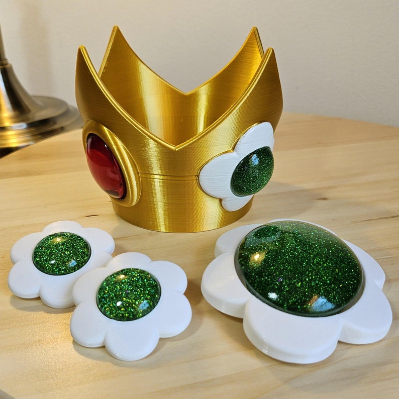 RESIN GEMS Princess Daisy Cosplay Set *NEW* - Etsy