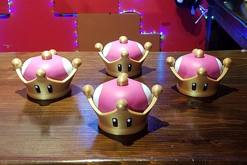 Bowsette Crown and Horns super Crown - Etsy