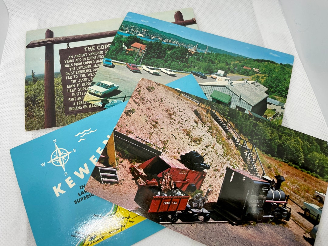 Copper Country & Arcadian Copper Mine Tours Michigan Post Cards (4) - Etsy