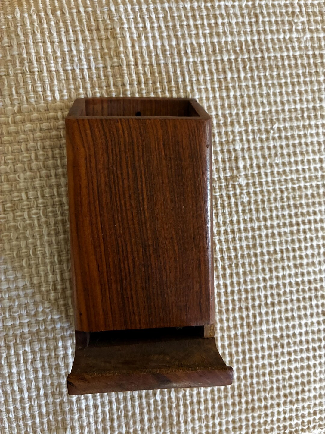 Walnut Wooden Matchbox Holder - Diamond Brands Cloquet MN - Etsy