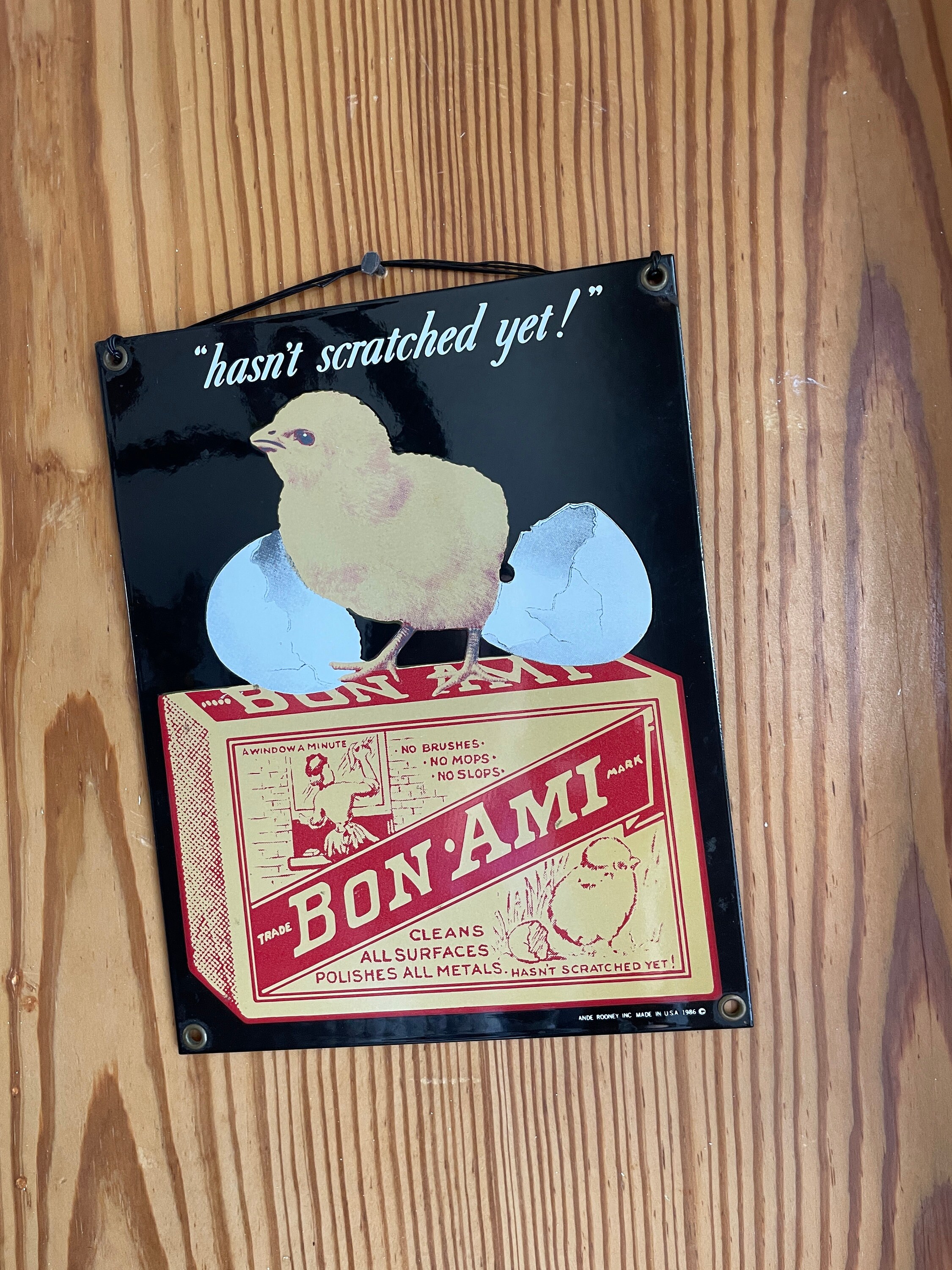 Bon Ami Porcelain Sign by Ande Rooney Inc hasn't - Etsy