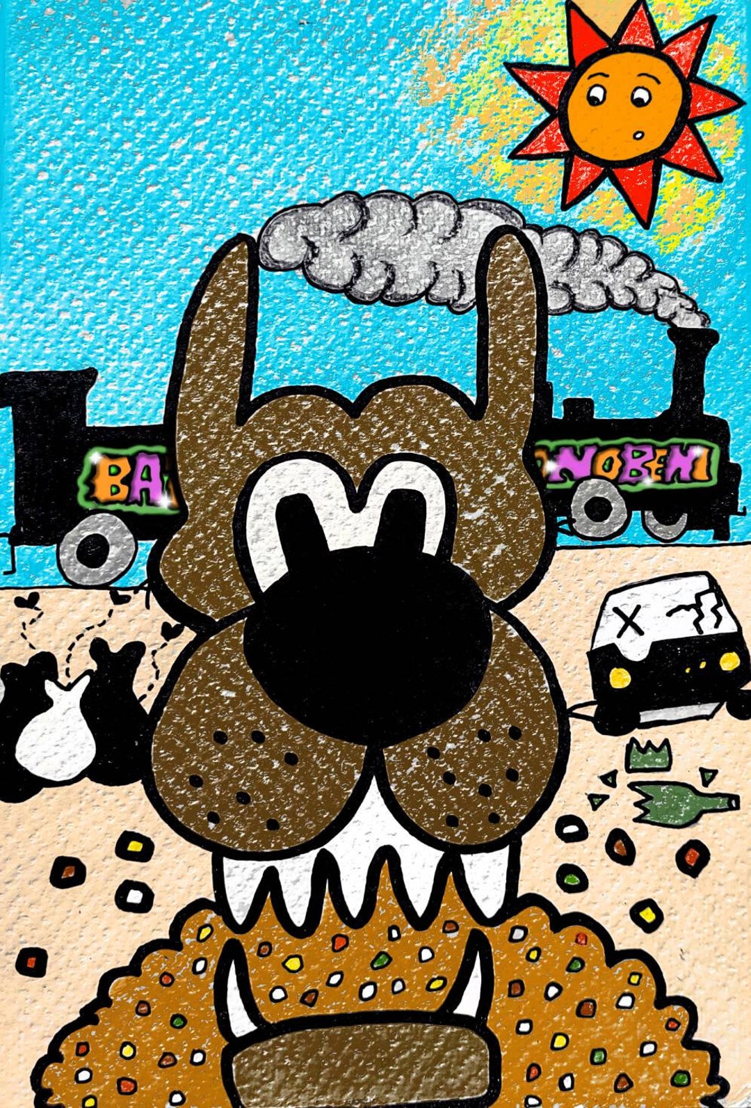 Trash Hound PRINT - Etsy