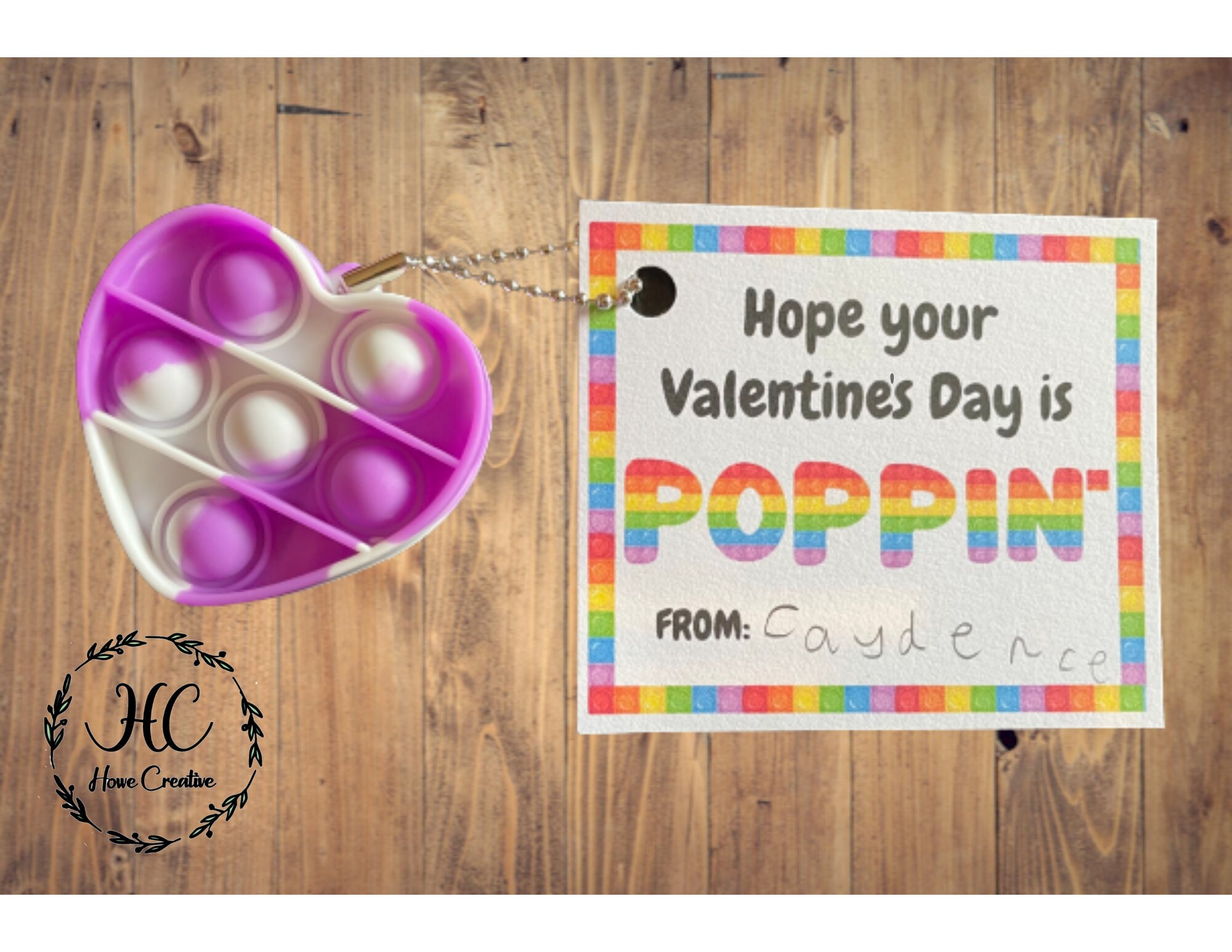 Valentine Pop It With Cards - Etsy