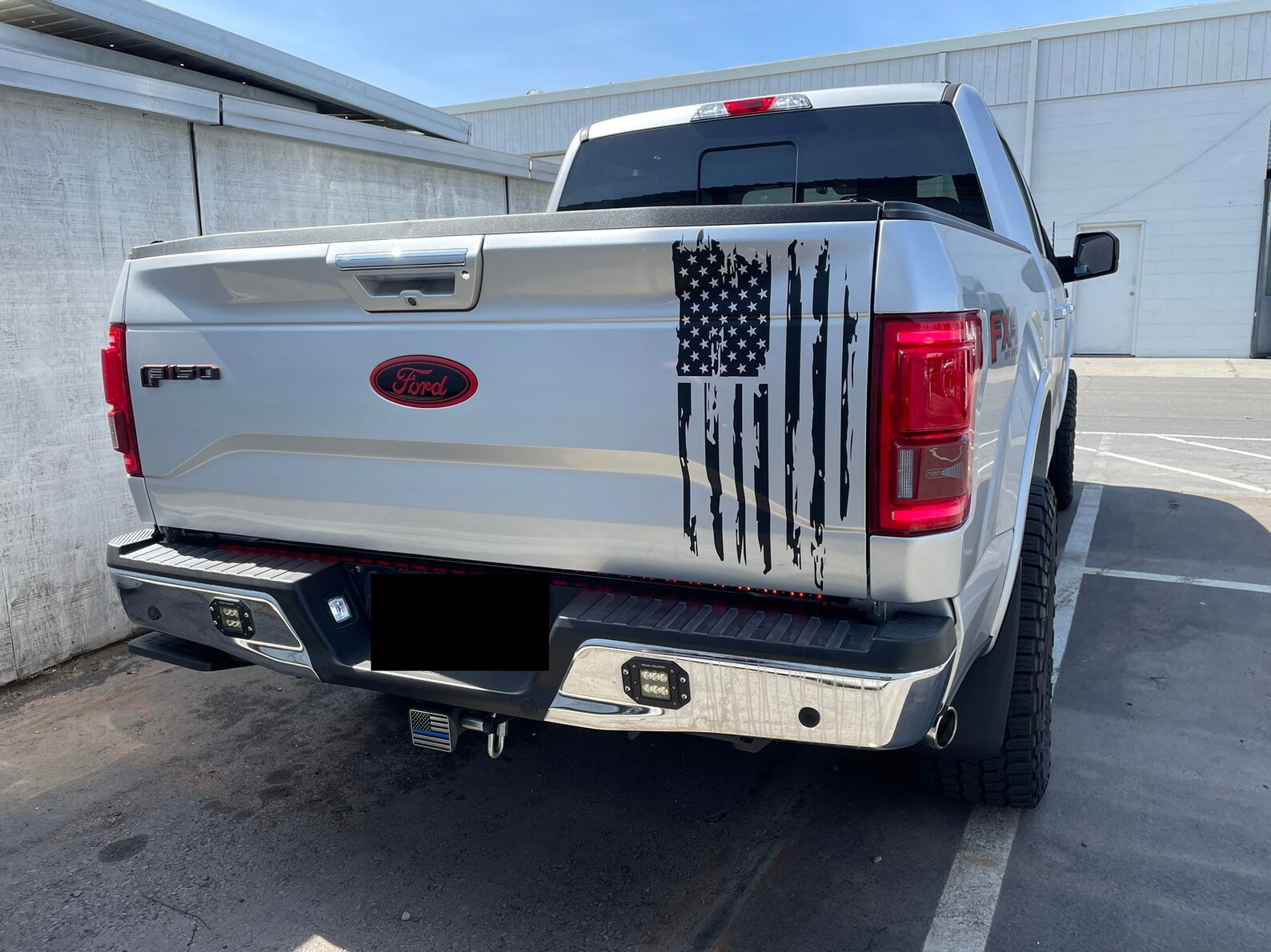 Distressed Flag Decal - Etsy