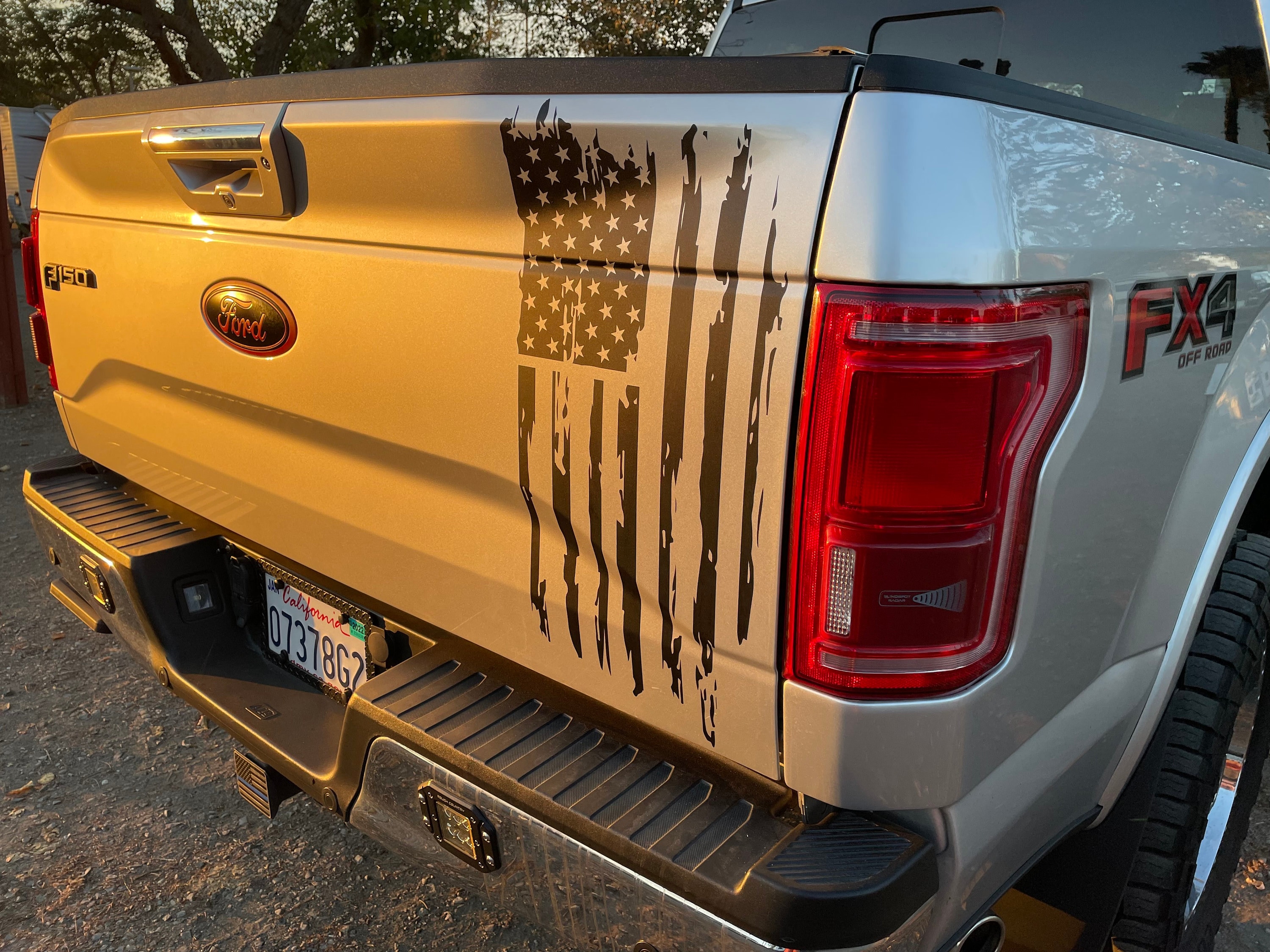 Distressed Flag Decal - Etsy