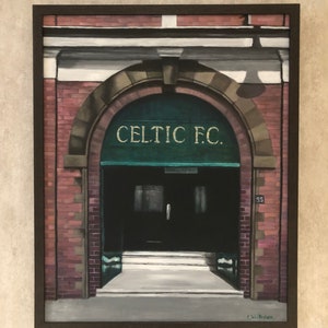 Gates of Paradise. This is the Old Main Gate to Celtic Park, Glasgow - Etsy