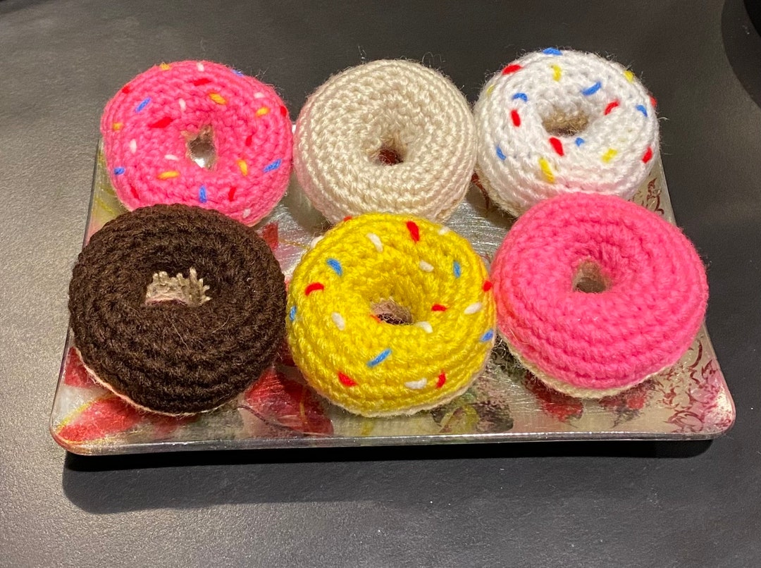 Mini Donut Crochet Play Food - Etsy