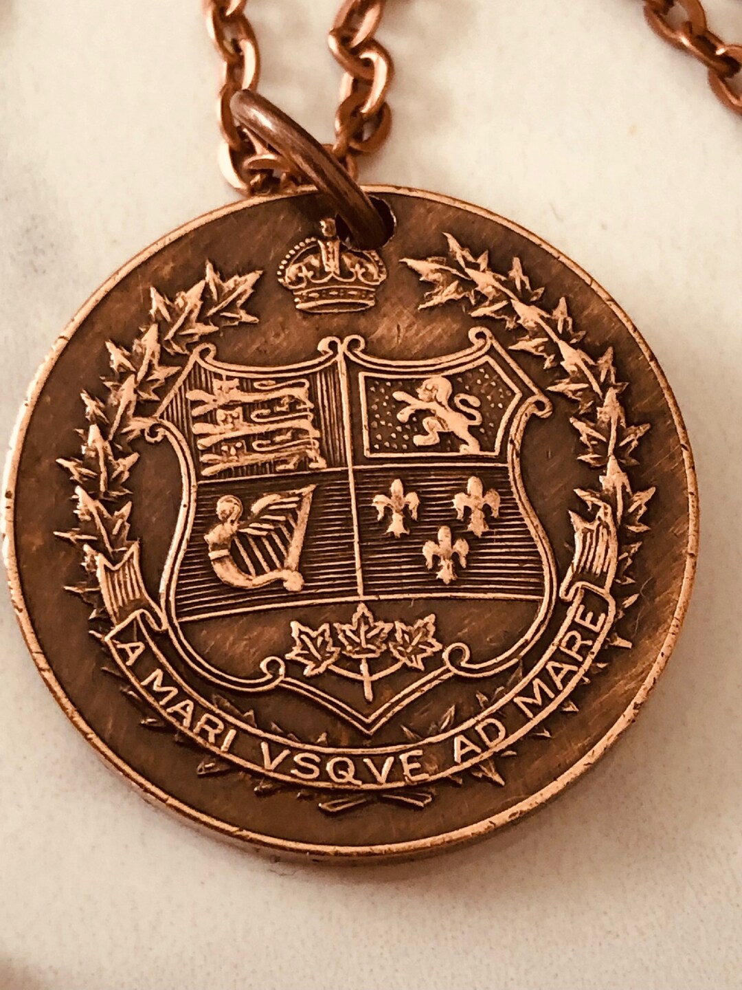 Canada Confederation Coin Pendant 1927 Canadian Necklace Custom Charm ...