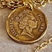 Fiji Coin Necklace Fijian Pendant Vintage Custom Personal Old Vintage ...