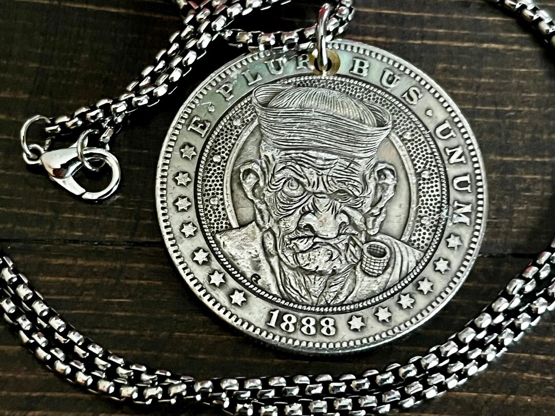 Old Sailor Man Popeye Medallion Novelty Coins USA Morgan Dollar Eagle ...