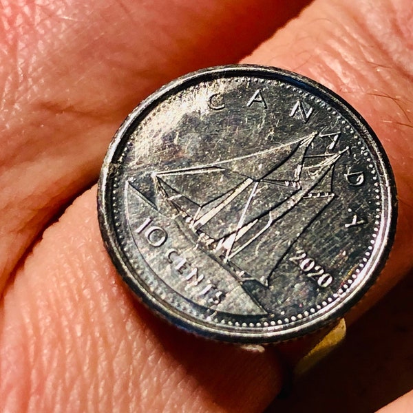 Dime Ring - Etsy